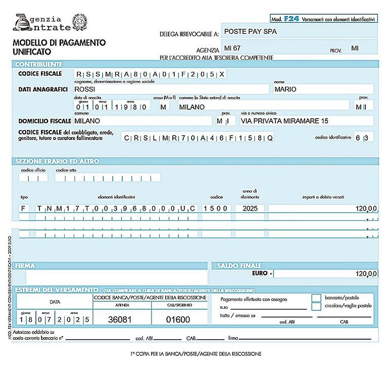 Modello F24 Elide editabile: guida alla compilazione - Wikicasa News